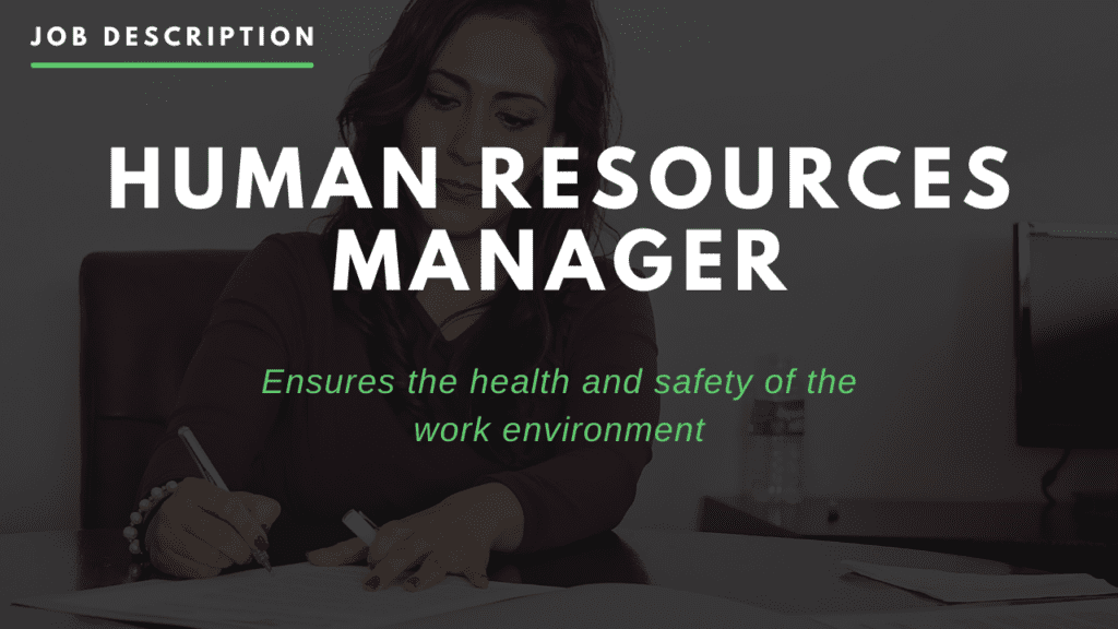 Human Resources Manager - Job Description - uFoodin