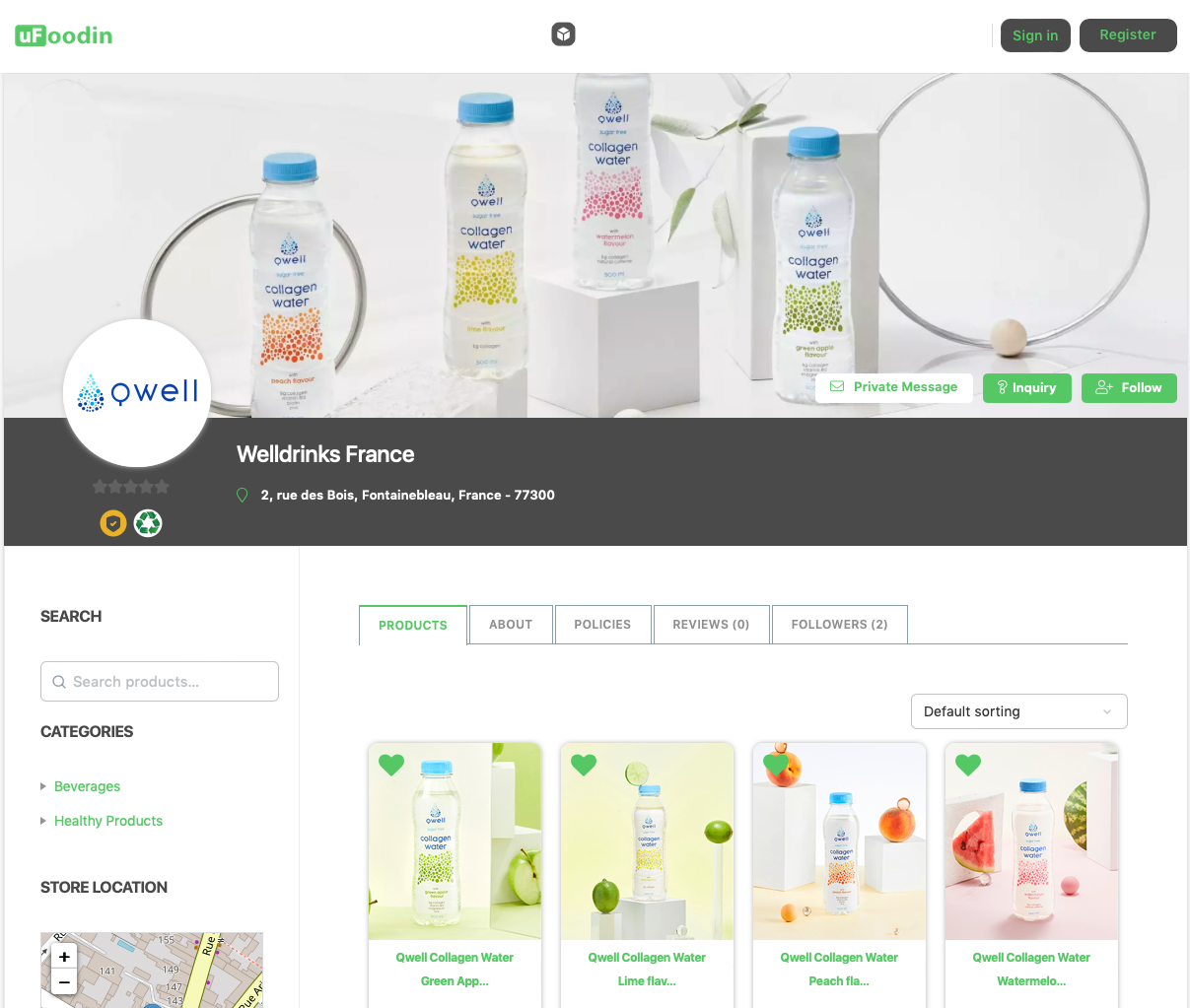 QWELL, an Innovative Collagen Water - uFoodin